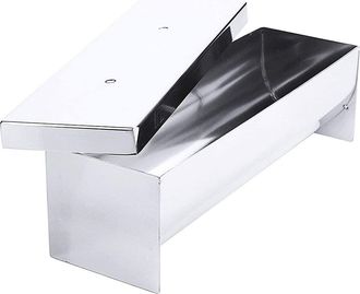 Contacto Edelstahl Pastetenform halbrund, 26 x 8 x 7,5 cm, mit Deckel