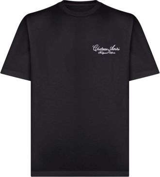 Amiri Homme, Tops, Noir, Taille: S T-shirt &agrave; col rond avec imprim&eacute; graphique