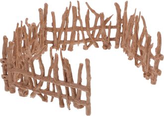 Valiclud 4 St&uuml;ck Teiliges Miniatur Zaun Detailreiche Garten Dekoration f&uuml;r Feeng&auml;rten Lernspielzeug zur Feinmotorischer F&auml;higkeiten und Kreatives Gruppen