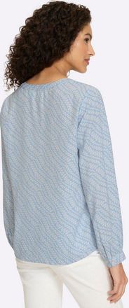 Heine Klassische Bluse Druckbluse Langarm