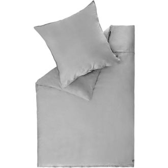 Sch&ouml;ner Wohnen Kollektion SCH&Ouml;NER WOHNEN Satin Bettw&auml;sche PLAIN - 1 St&uuml;ck 155x220 cm, Grau
