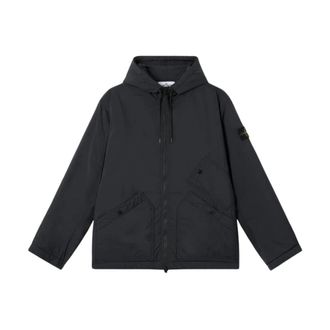 Stone Island Homme, Sweatshirts et sweats &agrave; capuche, Noir, Taille: 2XL Blouson 4100018 S0182