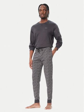 HUGO BOSS Pyjama Relax Long Set 50570566 Dunkelgrau Regular Fit