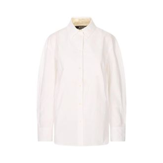 Jacquemus Femme, Blouses et Chemises, Blanc, Taille: 38 FR La Chemise Citta
