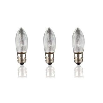 Hellum Ampoules en forme de bougies ondul&eacute;es de rechange pour &eacute;clairage int&eacute;rieur et ext&eacute;rieur dans diff&eacute;rentes versions