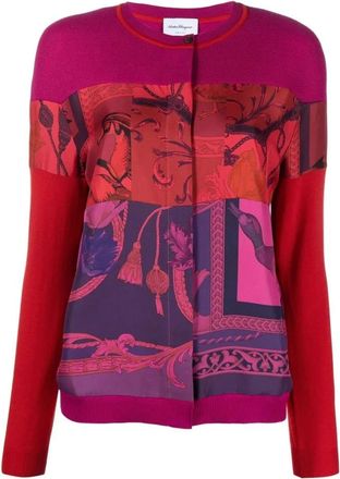 Ferragamo Femme, Pulls, Multicolore, Taille: 38 FR Ferragamo Cardigan