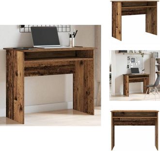 vidaXL Vidaxl - Schreibtisch Altholz-Optik 90x50x74 cm Holzwerkstoff - Schreibtisch - Schreibtische - Bürotisch - Arbeitstisch