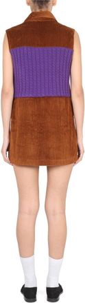 Cormio Corduroy Cotton Dress - Brown