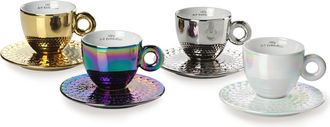 Illy 25567 | Art Collection John Armleder Cappuccino Tassen Set 4 Tassen + 4 Untertassen nummeriert und signiert