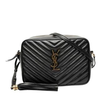 Saint Laurent Pre-owned Sac Camera Lou - Femme - Pre-owned - Noir - Taille: ONE Size