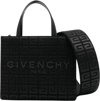 Givenchy 4G Logo Canvas Tote Bag - - Bags - Damen - Schwarzk - ONE SIZE