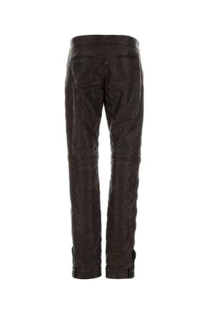 Miu Miu Pelle Trousers - Brown