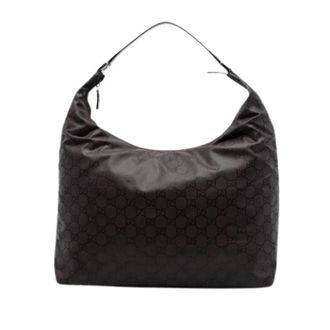 Gucci Pre-owned Nylon Shoulder Bag - - Pre-owned - Damen - Braun - ONE SIZE