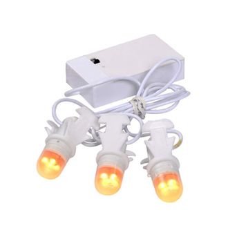 Luville Light Bulb Chain 3 Pieces with Adapter Included - Weihnachtsh&auml;user & Weihnachtsd&ouml;rfer