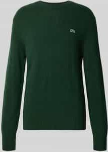 Lacoste Regular Fit Pullover aus reiner Wolle