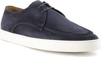 Rosso E Nero Herren Schn&uuml;rschuhe blau Veloursleder