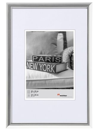 Walther Design Classic Style KST.-Rahmen, 13x18 cm, Silber