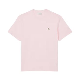 Lacoste Homme, Tops, Rose, Taille: M T-shirt Iconique en Coton Rose