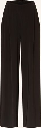 Norma Kamali Norma Kamali Marlenehose Mens Pleat Aus Jersey schwarz