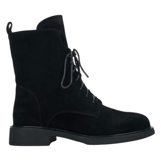 Estro & Luminara Femme, Chaussures, Noir, Taille: 37 EU Bottines dhiver en velours avec doublure en fourrure