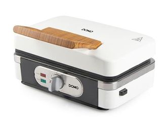 Domo DO9277C Snackmacher 3-in-1 - Sandwichmaker - Waffeleisen - Kontaktgrill - 1100W - Wei&szlig;