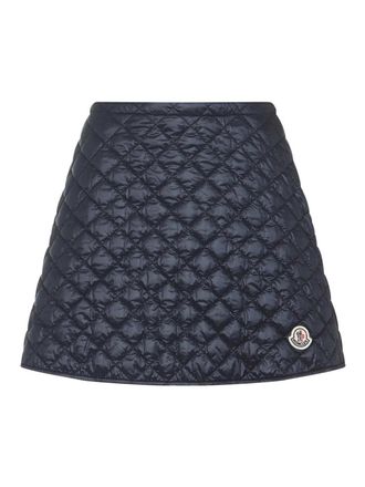 Moncler Jupe Midi - Bleu Foncé