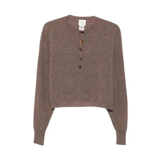 Alysi Serafino Strick - - Knitwear - Damen - Braun - S