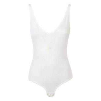 Elisabetta Franchi Femme, Tops, Blanc, Taille: 36 FR Body Tricot