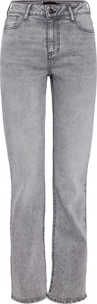 Pieces Pckelly Mw Straight Jeans Lg Noos Bc