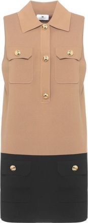 Elisabetta Franchi Femme, Robes, Multicolore, Taille: 38 FR Robe en Viscose
