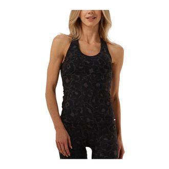 Deblon Sports Yoga-Top mit Leopardenmuster - - Tops - Damen - Braun - XS