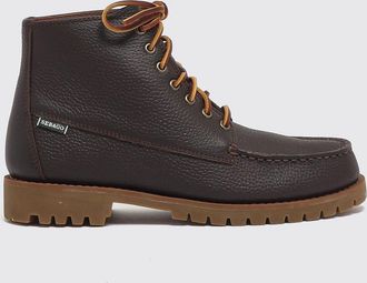 Sebago Carter Schn&uuml;rstiefeletten aus genarbtem Leder mit gezackter Sohle