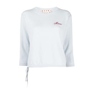 Marni Rundhals-Strickware - - Knitwear - Damen - Blau - XS