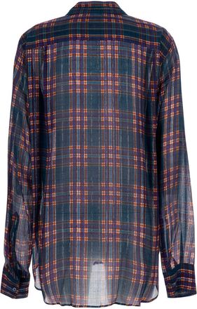 Dries Van Noten Cotton-Silk Check Shirt - Multicolor