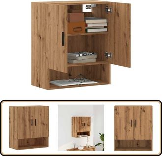 vidaXL Vidaxl - Armoire murale chêne artisanal 60x31x70 cm bois dingénierie