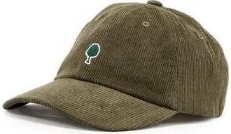 Faguo Casquette &agrave; logo en velours c&ocirc;tel&eacute; de coton