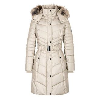 Morgan Doudoune Or matelass&eacute;e Effet satin&eacute; pourvue dun col &agrave; Capuche - Taille Numeric_38