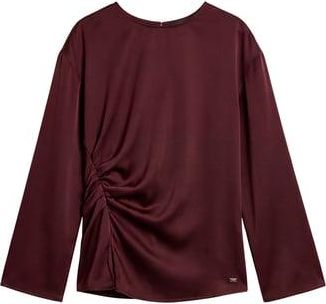 Calvin Klein Top cintr&eacute; col rond satin&eacute;