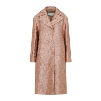 Dries Van Noten Ricca Mantel - - Coats - Damen - Rosa - S