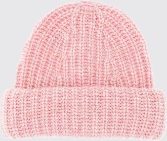 Lisa Yang Bonnet beanie 100% cachemire c&ocirc;tel&eacute; avec revers