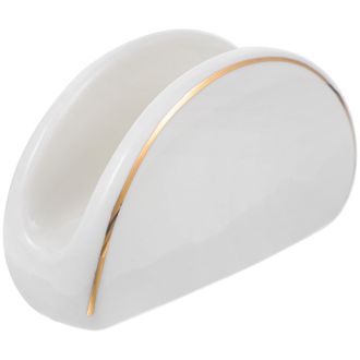 Lurrose Goldener Serviettenhalter aus Keramik Eleganter Taschentuchhalter mit Einfachem Nachf&uuml;llen f&uuml;r Esszimmer und K&uuml;che f&uuml;r Mittag und Abendessen