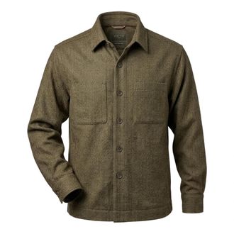 Xacus 169Ml 31441 Unfold Fischgr&auml;t-Overshirt - - Jackets - Herren - Gr&uuml;n - XL