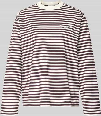 Carhartt Work in Progress Longsleeve mit Label-Stitching Modell Ezra