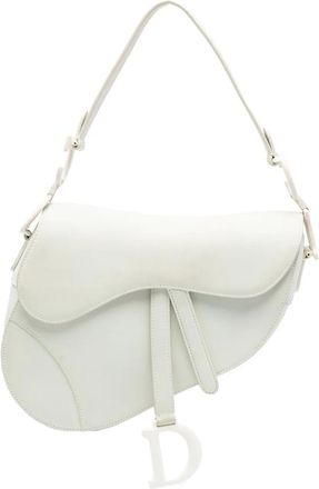 Dior Hobo Bags - Ultra Matte Calfskin Saddle Bag - Gr. unisize - in Wei&szlig; - f&uuml;r Damen