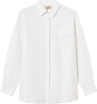 Twinset Femme, Blouses et Chemises, Blanc, Taille: 40 FR Twin-set Chemises