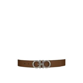 Ferragamo Wendbarer Gancini G&uuml;rtel - - Accessories - Herren - Braun - 115 CM