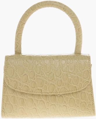 by FAR Crocodile Effect Leather FLAX CIRCULAR Mini Bag size Unica