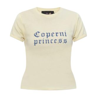 Coperni Coperni Princess T-Shirt - - Tops - Damen - Gelb - S