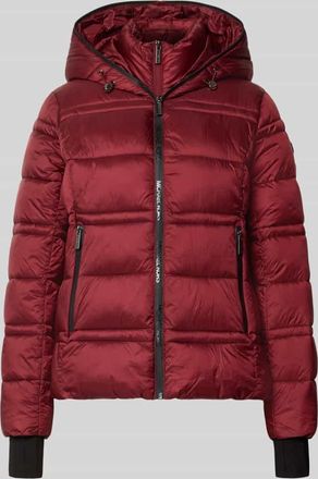 Michael Kors Steppjacke mit Kapuze und Rei&szlig;verschlusstaschen