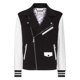 Philipp Plein Homme, Vestes, Noir, Taille: M Leather Vestes